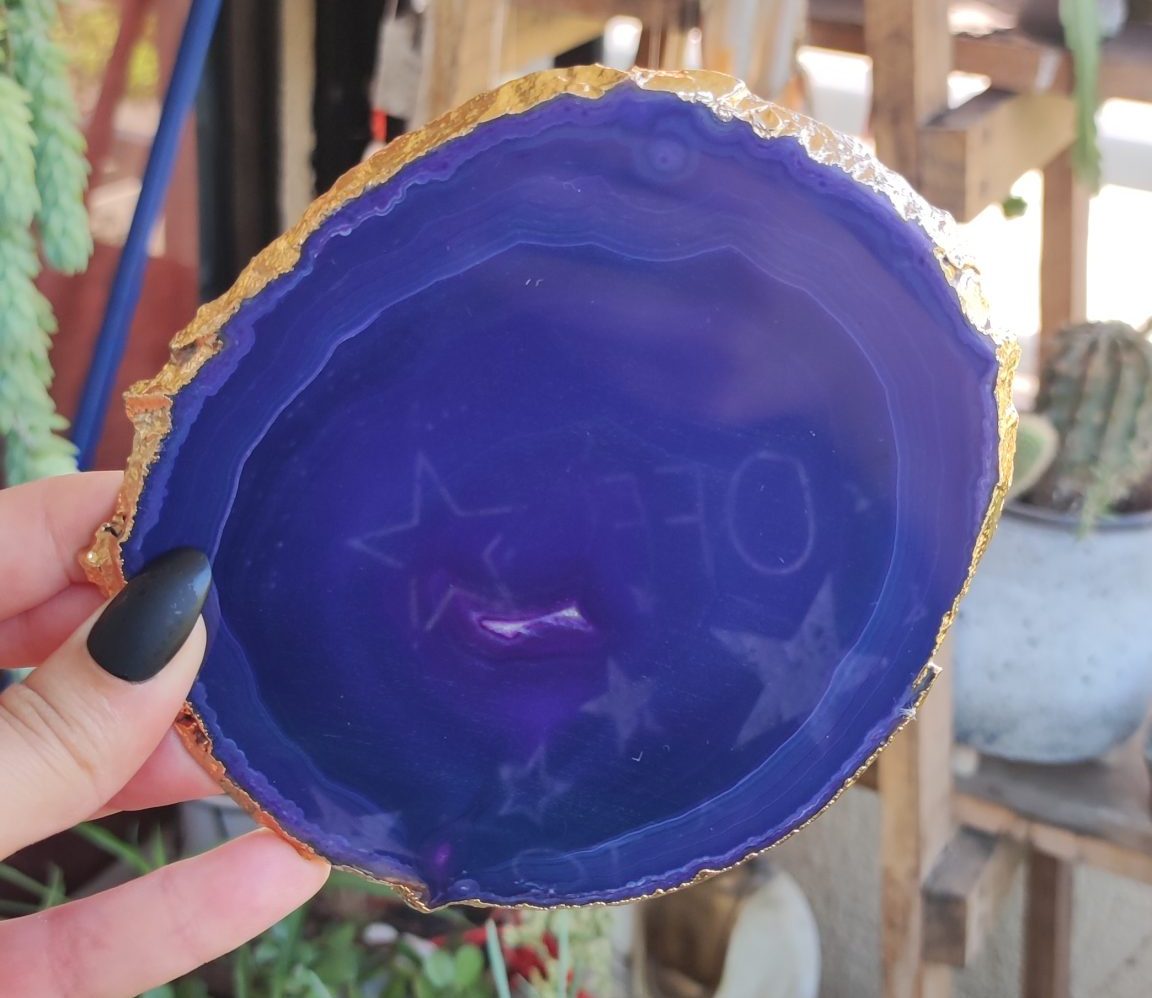 Agata morada – Almacén Infinito